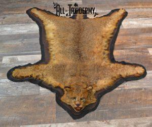 Bobcat Taxidermy Rug for Sale SKU 1136 - All Taxidermy
